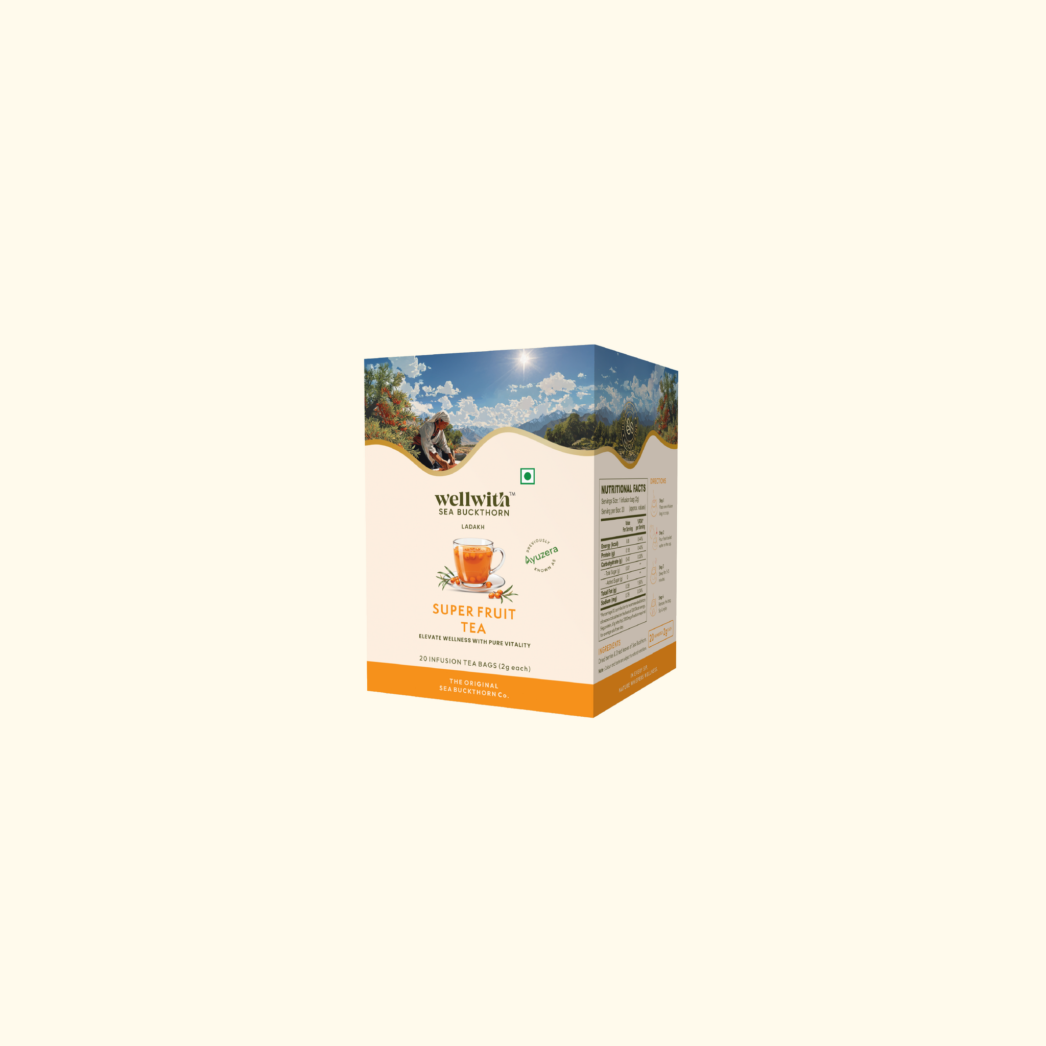 Buy Sea Buckthorn Super Fruit Tea Online | WellWith